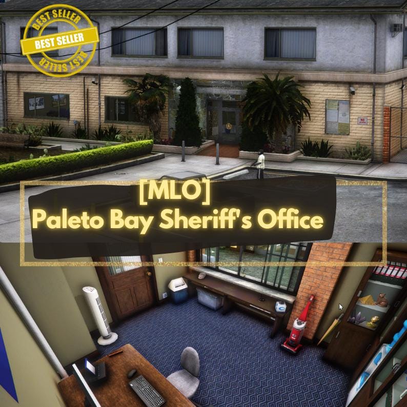 Paleto Bay Sheriff's Office Department MLO Fivem - Realistic Designed ...