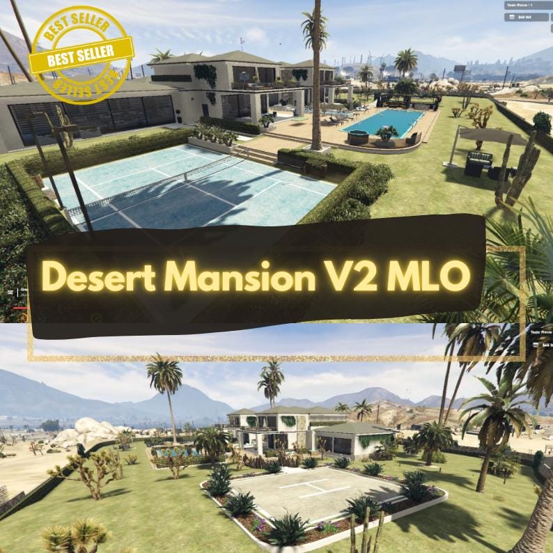 Fivem Desert Mansion V2 MLO - MLO Gta5 Fivem - Realistic Designed for Fivem Rp Servers - Etsy ...