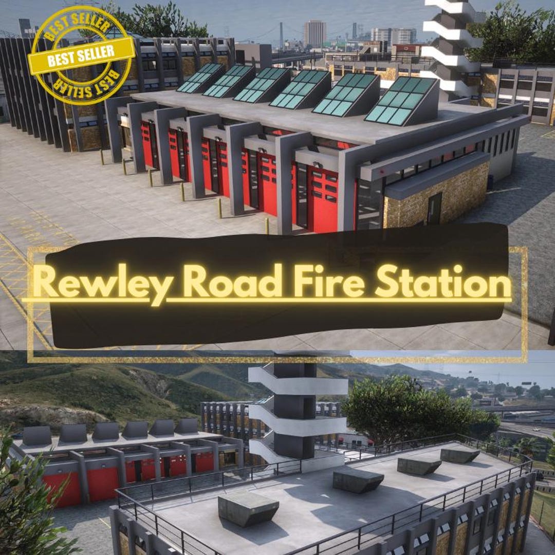 Rewley Road Fire Station MLO- MLO Gta5 Fivem - Realistic Designed for Fivem RP Servers - Etsy