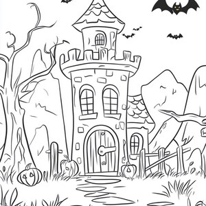 Spooky Fun Halloween Coloring Book for Kids | Cute Ghosts, Pumpkins ...