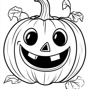 Spooky Fun Halloween Coloring Book for Kids | Cute Ghosts, Pumpkins ...
