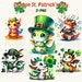 Watercolor St. Patrick's Day Dragon Clipart - Festive Dragon PNG ...