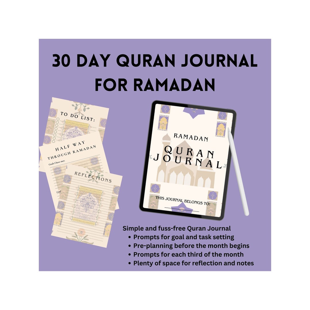 Ramadan Planner 2024, Digital Ramadan Planner, Ramadan Planner ...