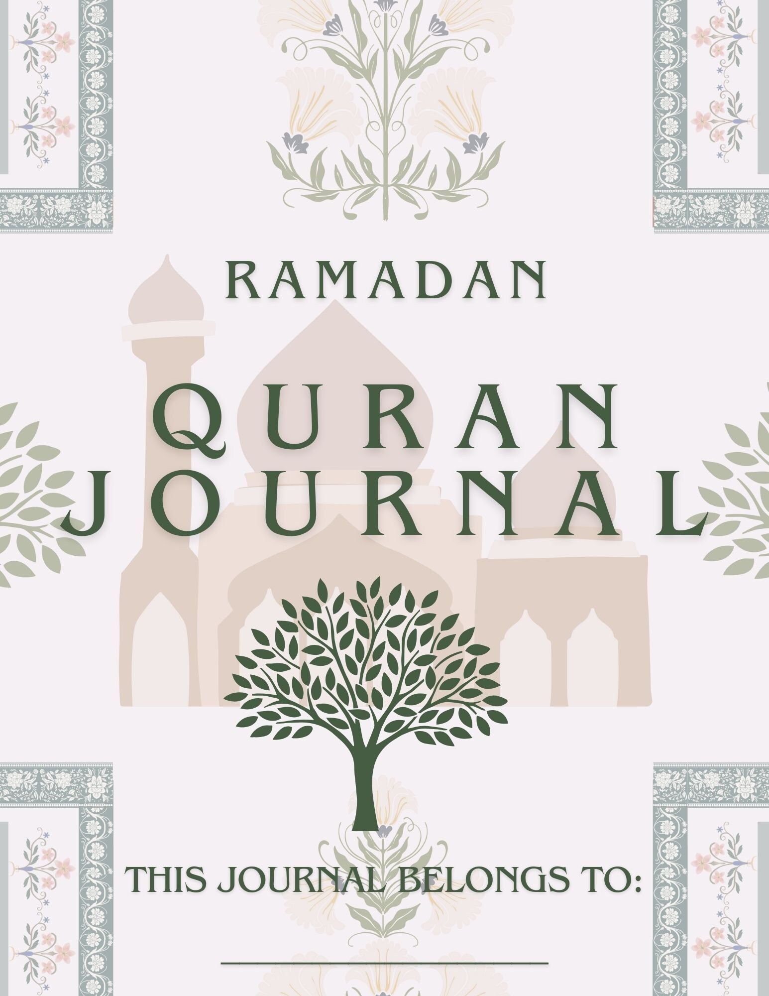 Ramadan Planner, Digital Ramadan Planner, Ramadan Planner Printable ...
