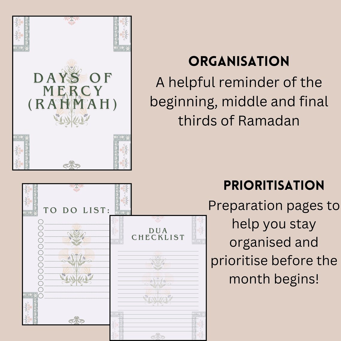 Ramadan Planner, Digital Ramadan Planner, Ramadan Planner Printable ...