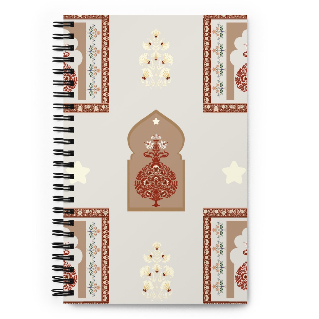 Mughal Pattern Notepad Star Notebook Indian Stationery Notepad for ...