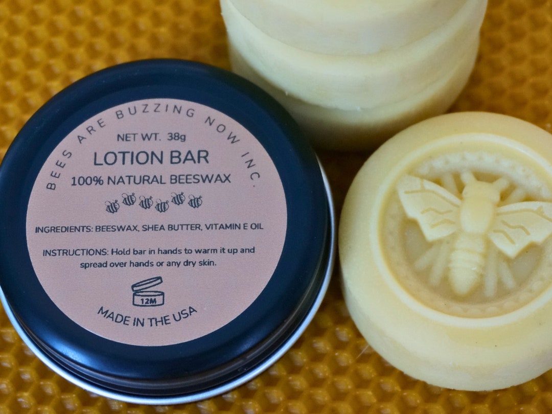 Handmade Solid Lotion Bar, All Natural Ingredients Lotion Bar With Beeswax and Shea Butter ...