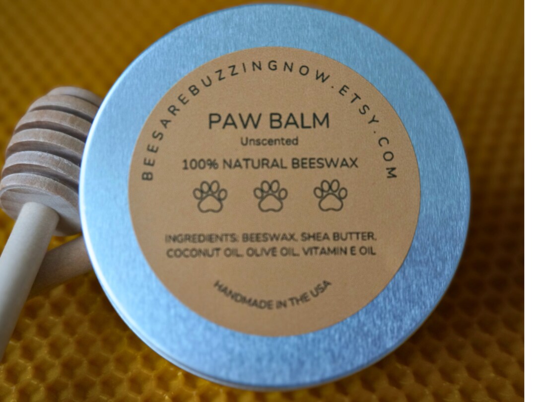 Paw Balm for Cats and Dogs Made With Beeswax, Shea Butter, Coconut Oil ...