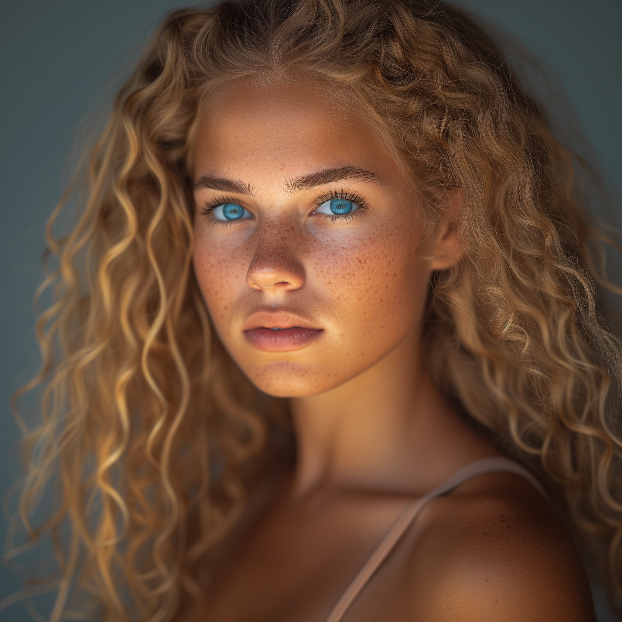 Graceful Aura: Professionally Crafted Blond Girl Pictures for Your Home Transform Spaces With ...