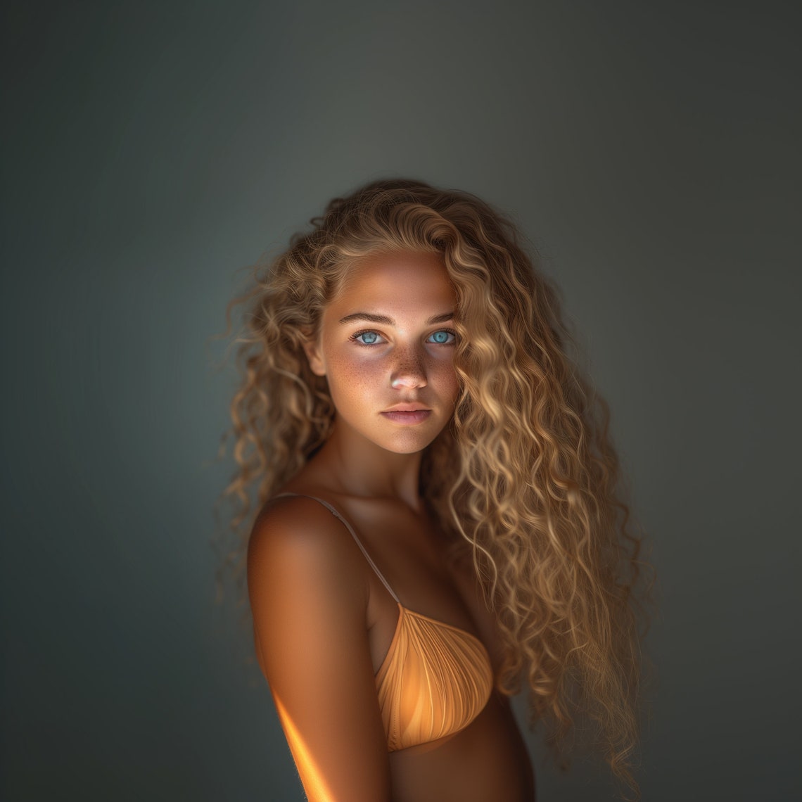 Graceful Aura: Professionally Crafted Blond Girl Pictures for Your Home Transform Spaces With ...