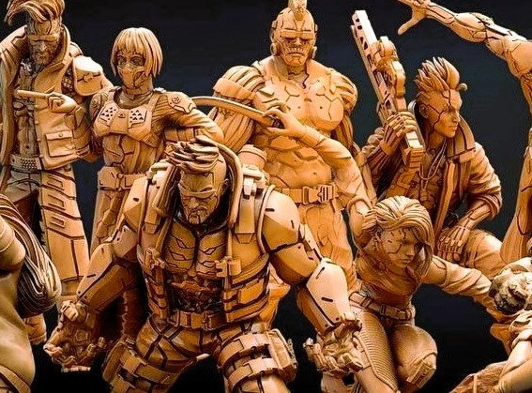 Edgerunners Statue 3D Stl, File for 3D Printing, Decor for Gamer Room ...