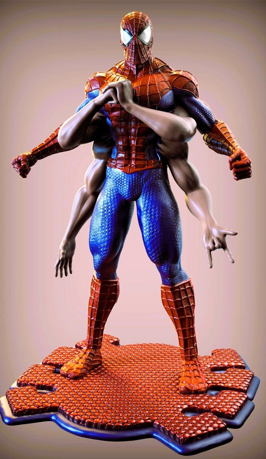 Six Arm Spider-Man 3D Stl, File for 3D Printing, Decor for Gamer Room, Geek Stuff, Gift for ...
