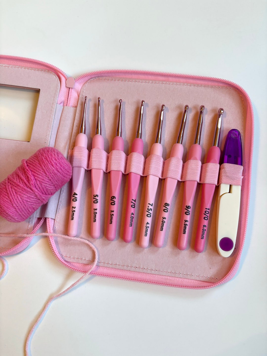 Crochet Hooks, Ergonomic Hooks, Soft Handle Hooks Set, 8 Sizes 2.5-6cm ...