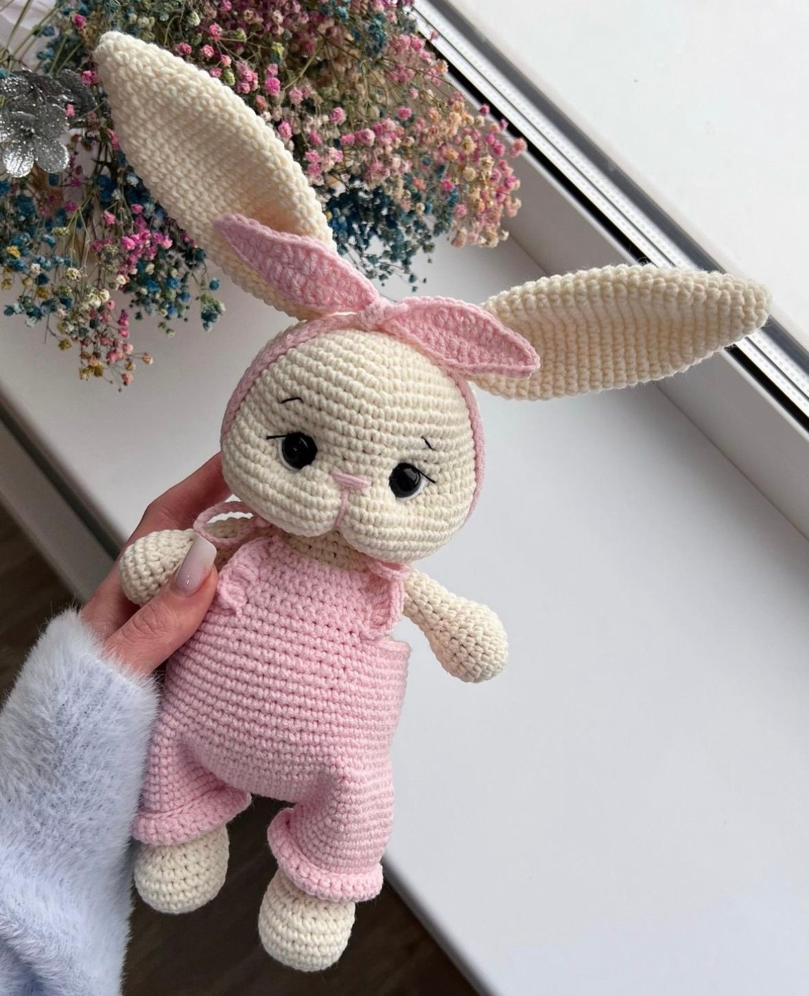 Crochet Pattern Bunny, Tutorial PDF in English, Easter Gift, Cute Bunny ...