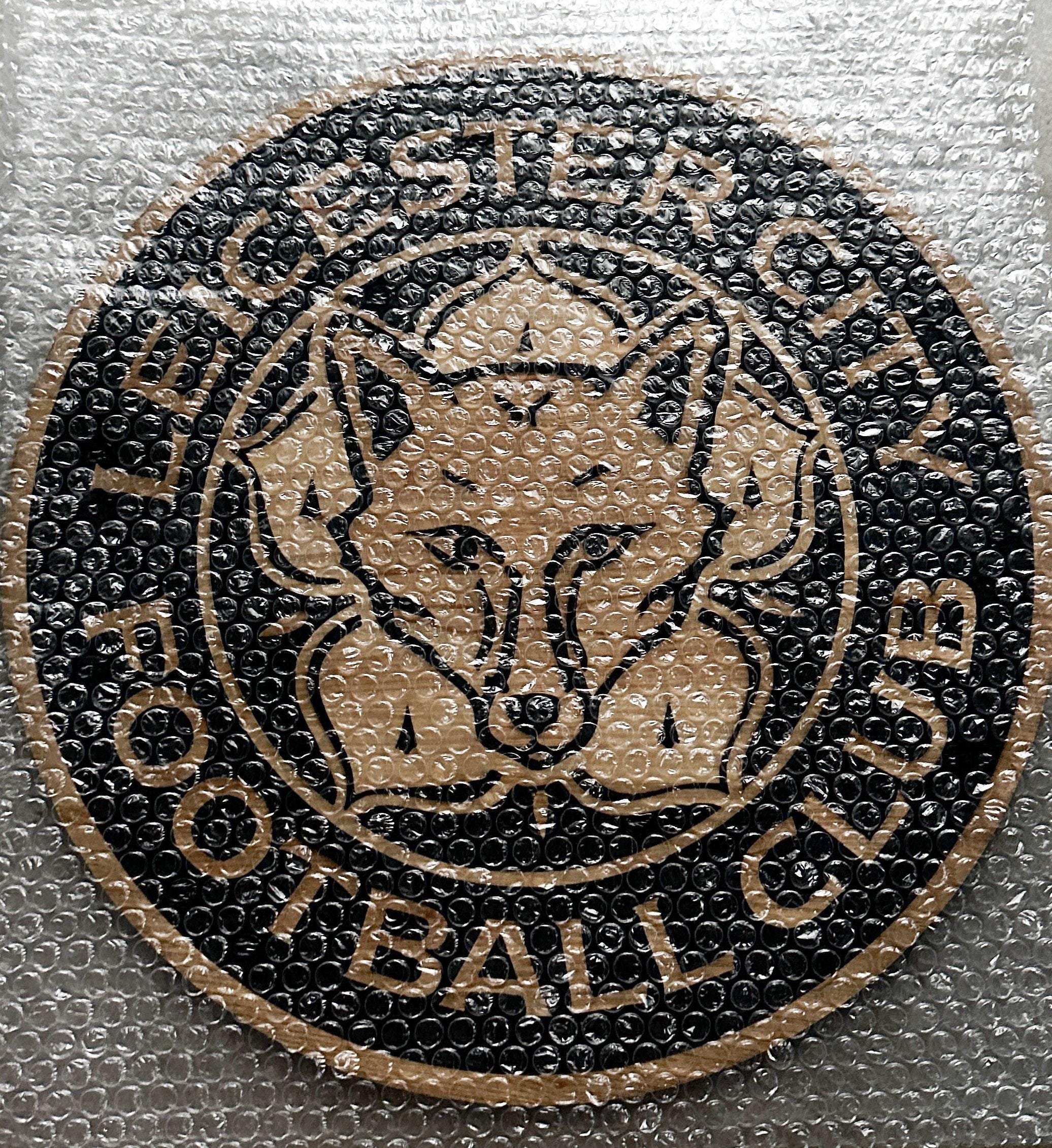 Leister City Wood Sign 3D Wall Decoration Size 40x40 Cm - Etsy