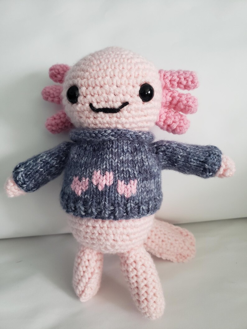 Axolotl With Sweater Patterns - Etsy
