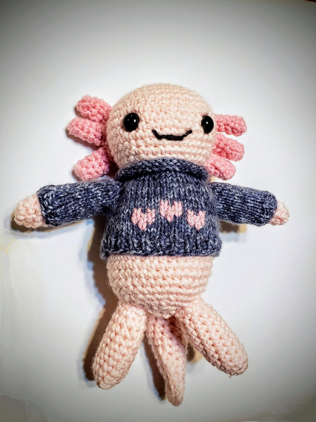 Axolotl With Sweater Patterns - Etsy