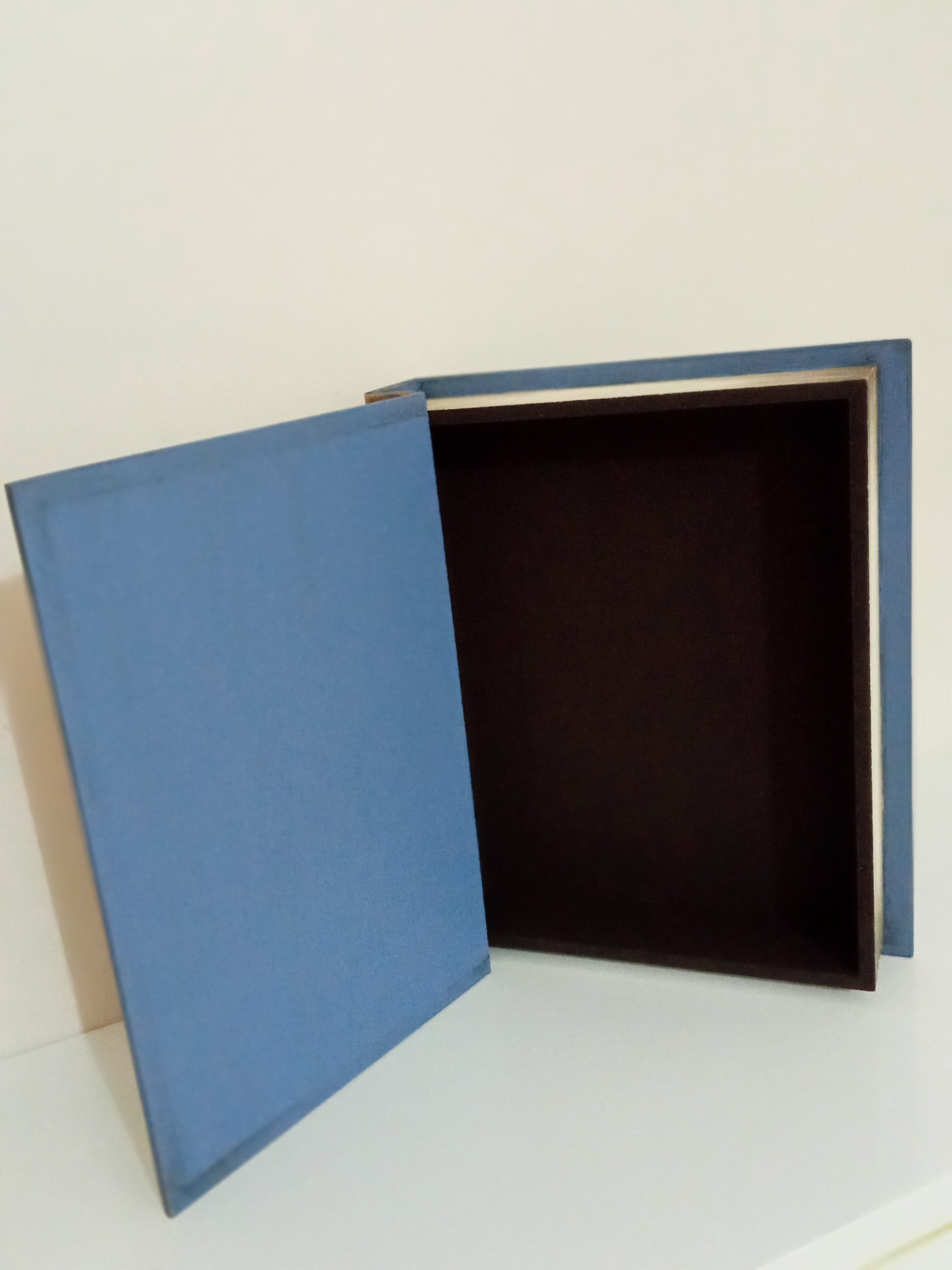 Wooden Book Box Gift Box Decorative Accessory Hand Painting Design Home ...