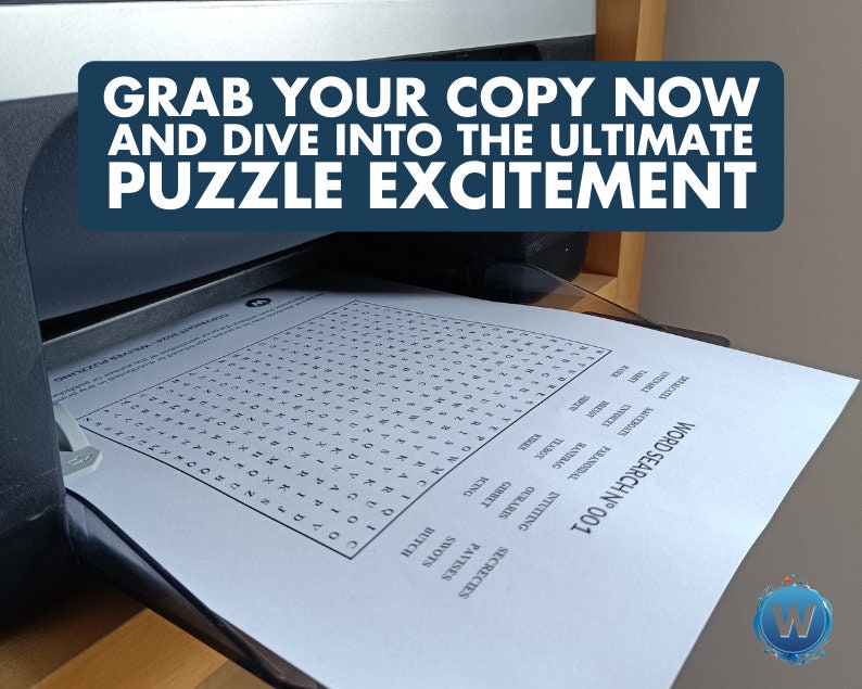 150 Word Search Puzzles Volume 4 Instant Download PDF Digital Printable ...