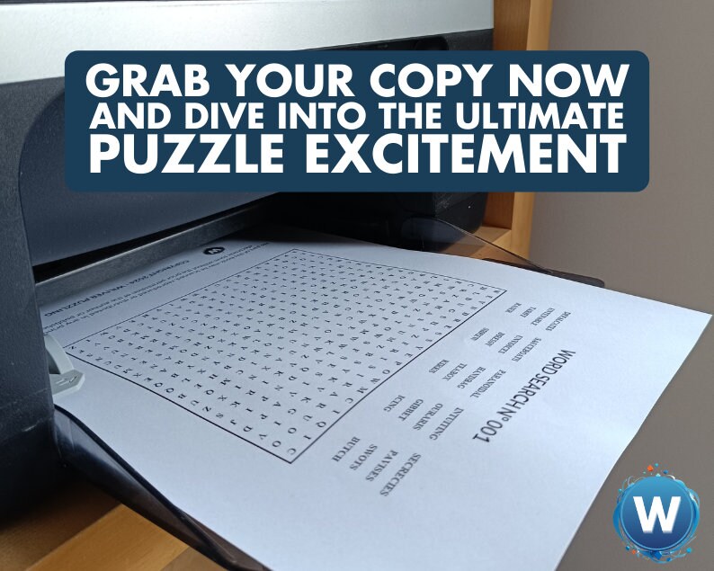 150 Word Search Puzzles Volume 4 Instant Download PDF Digital Printable ...