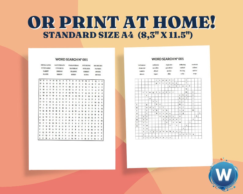 150 Word Search Puzzles Volume 5 Instant Download PDF Digital Printable ...
