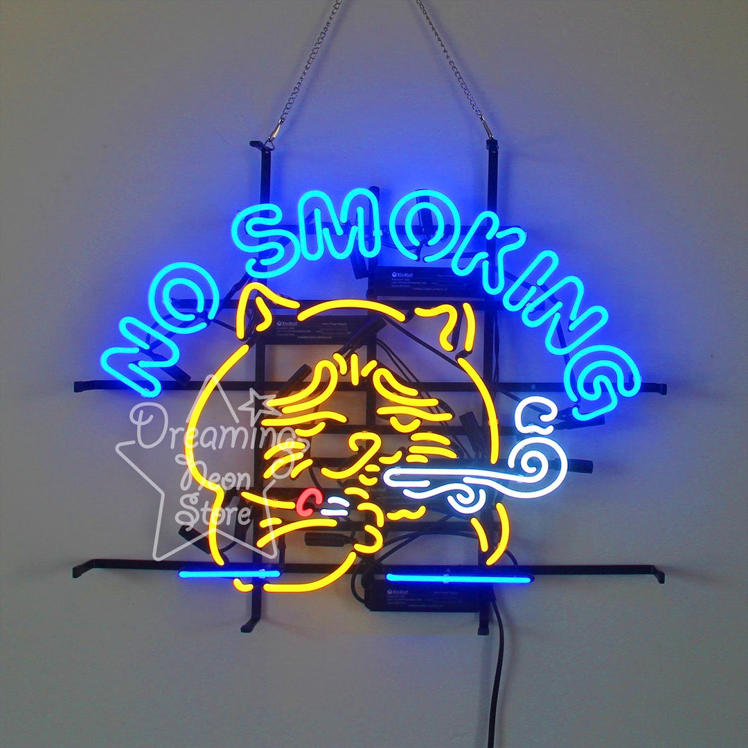 NO Smoking Garfield Neon Light Handmade Christmas Personalized Gifts ...