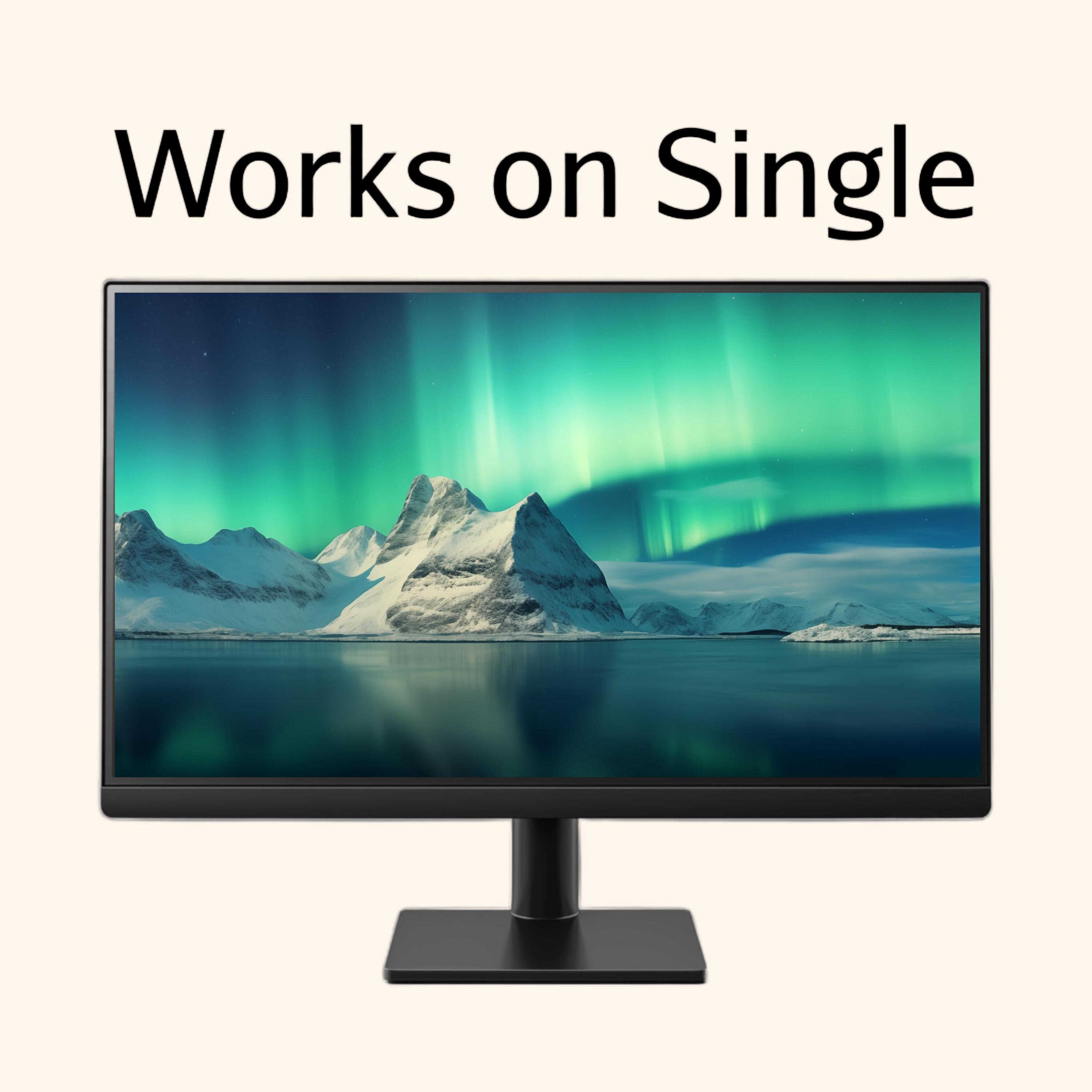 Aurora Borealis Northern Lights Desktop Wallpaper Background, Ultrawide ...