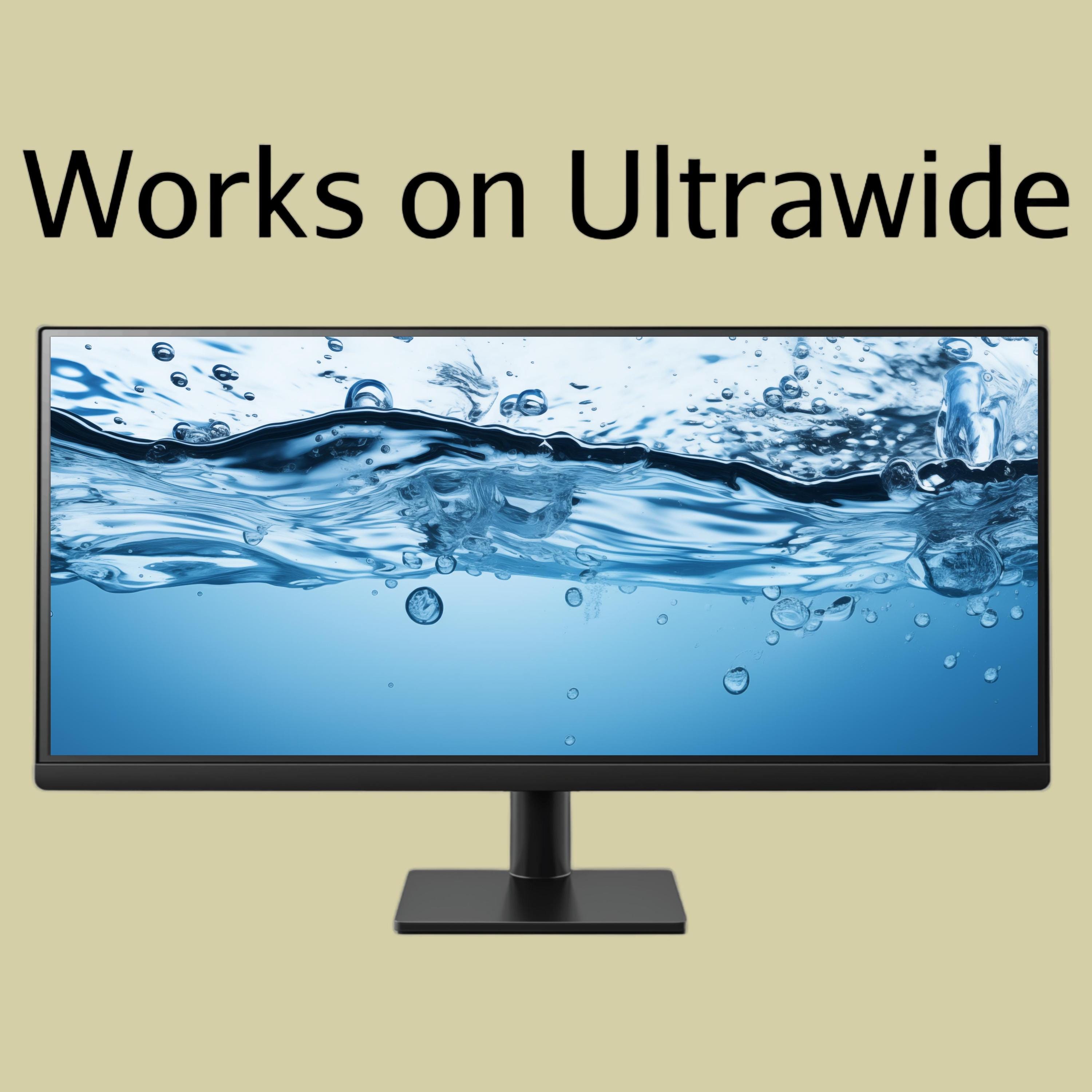 Water Splash Desktop Wallpaper Background, Sea and Ocean, Ultrawide ...