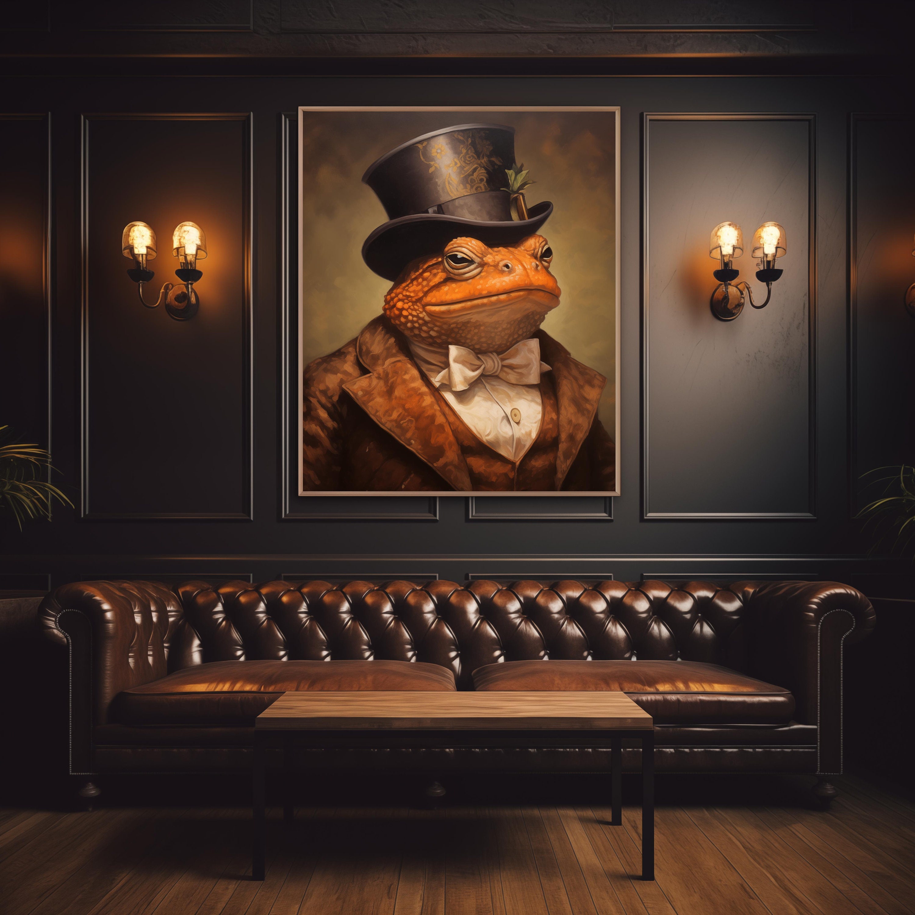 Vintage Toad Animal Portrait, Printable Wall Art, Renaissance Animals ...