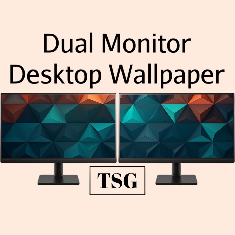 3D Polygon Desktop Wallpaper Background, Shapes Pattern, Ultrawide ...