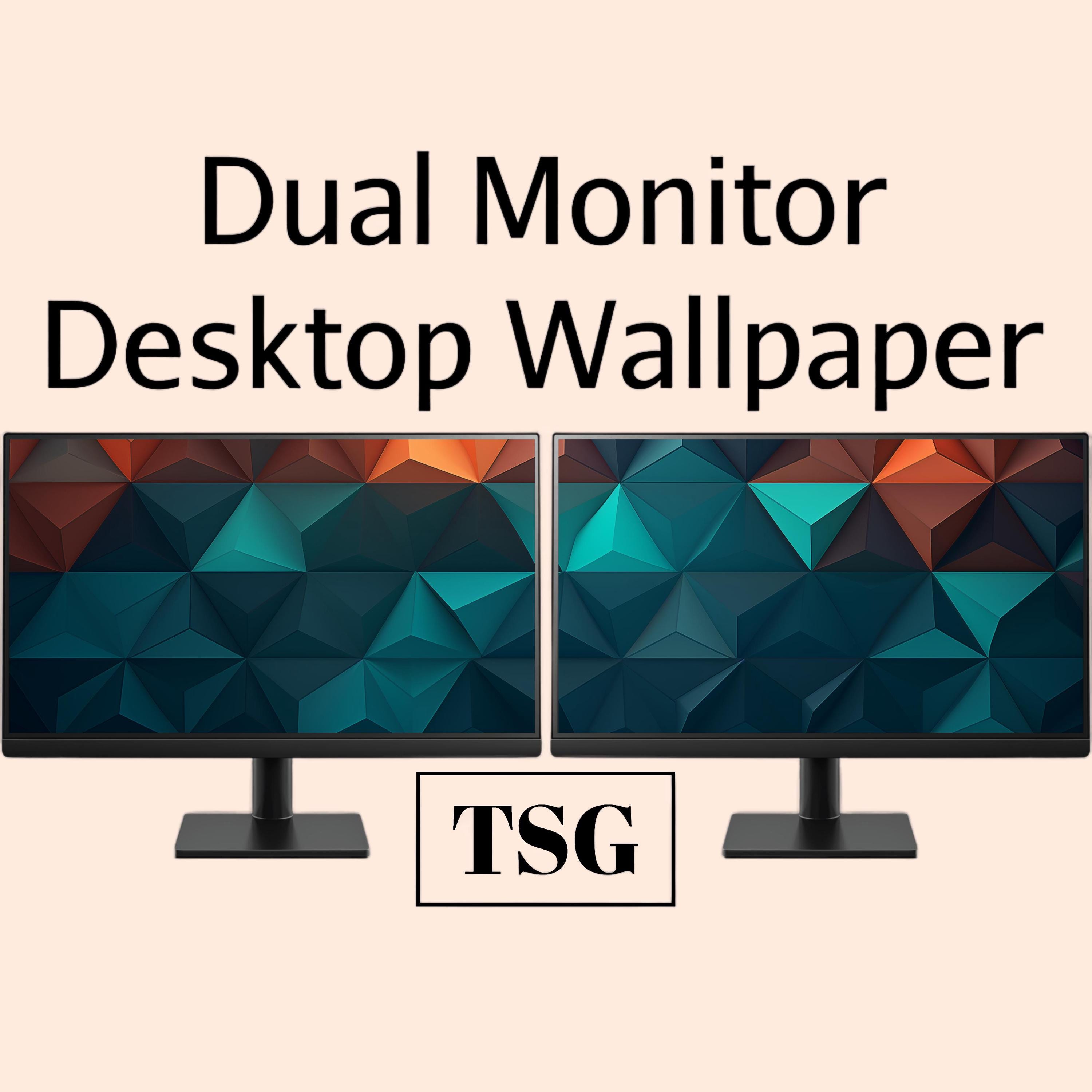 3D Polygon Desktop Wallpaper Background, Shapes Pattern, Ultrawide ...