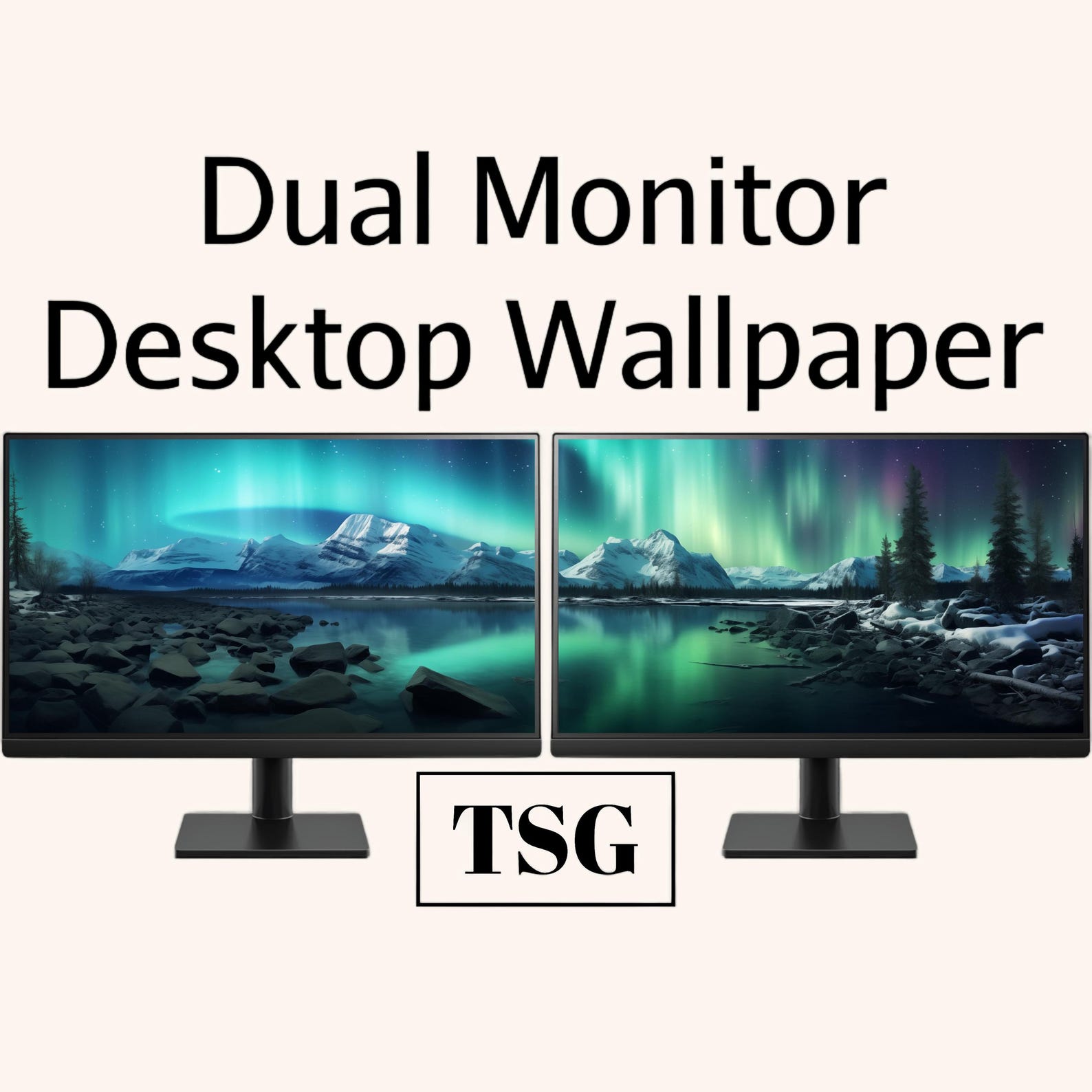 Aurora Borealis Northern Lights Desktop Wallpaper Background, Ultrawide ...