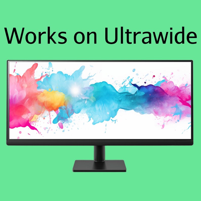 Paint Splatter, for Art Lovers, Desktop Wallpaper Background, Ultrawide ...