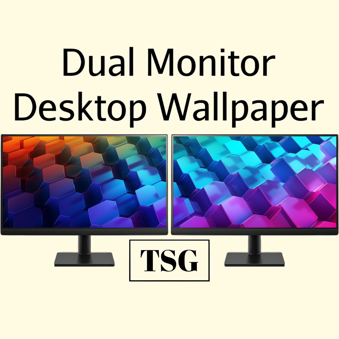 Rainbow Hexagon Desktop Wallpaper Background, Shape Patterns, Ultrawide ...