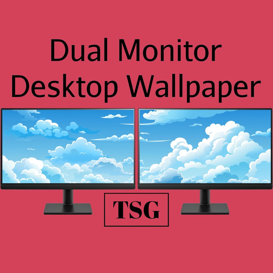 Cartoon Clouds Sky Digital Art Desktop Wallpaper Background, Ultrawide ...