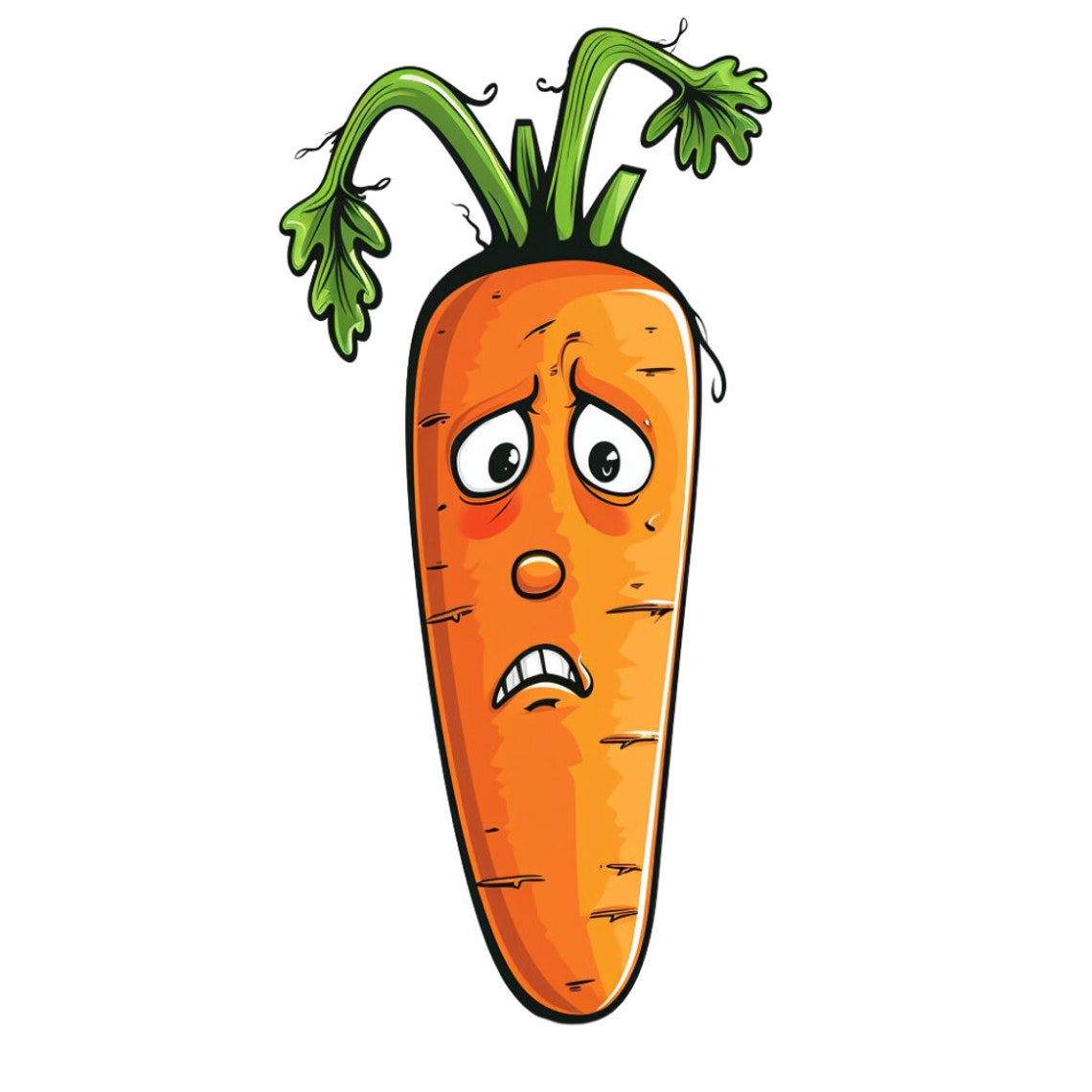 Carrot Emotions PNG Clipart Bundle, Sublimation Designs (digital ...