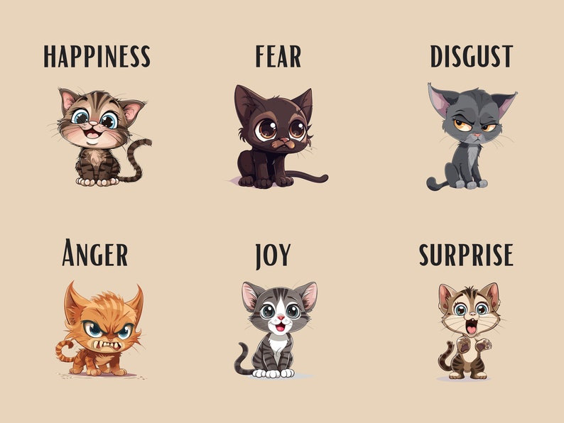 CAT CLIPART Bundle SVG Png Cute Kitten Party Clip Art Kitty ...