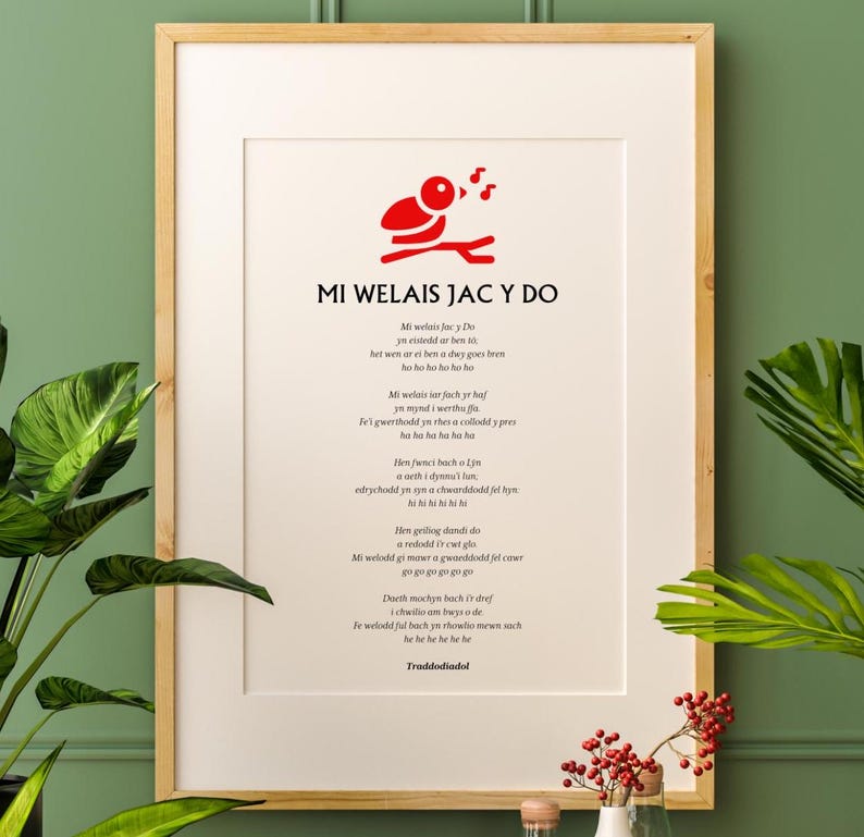 Mi Welais Jac Y Do Poster - Etsy UK