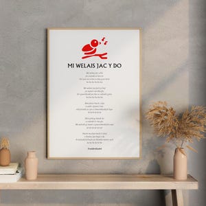 Mi Welais Jac Y Do Poster - Etsy UK