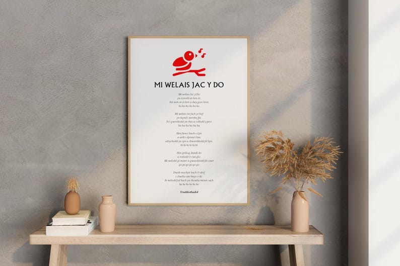 Mi Welais Jac Y Do Poster - Etsy UK