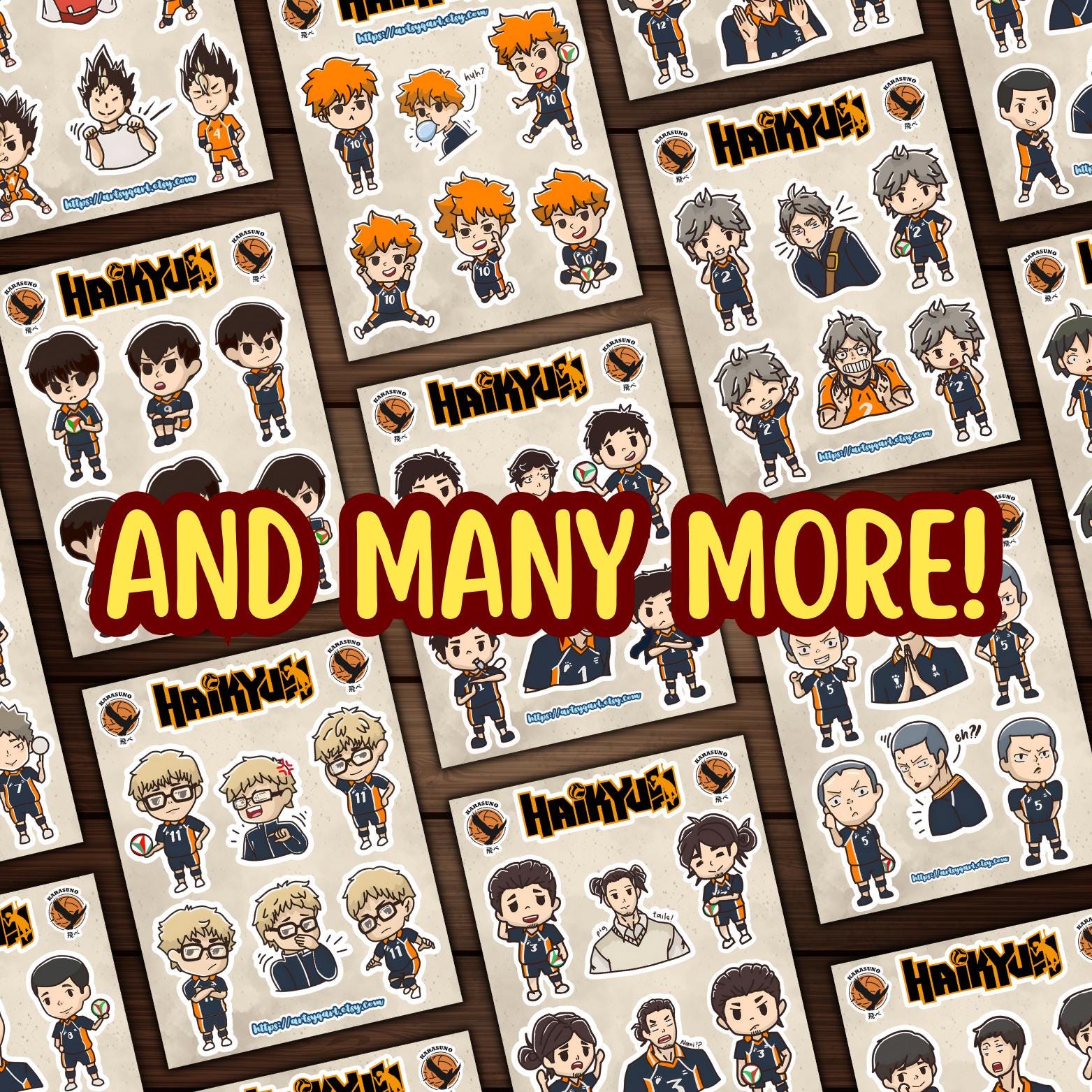 Haikyuu Karasuno - Sticker Set - Etsy