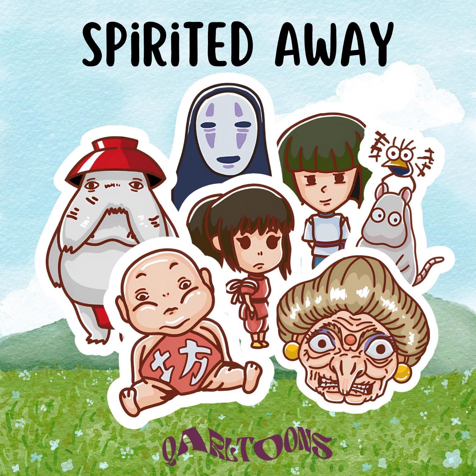 Studio Ghibli - Sticker Set - Etsy