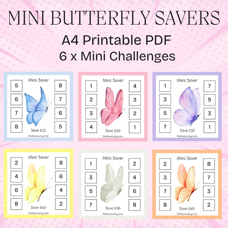 Mini Pound Challenges - Etsy