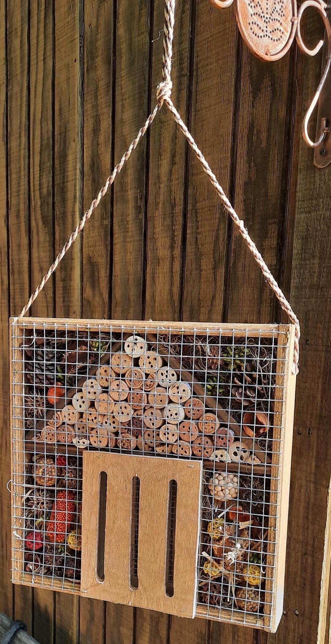 Wooden Bug House for Beneficial Insects - Etsy