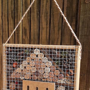 Wooden Bug House for Beneficial Insects - Etsy