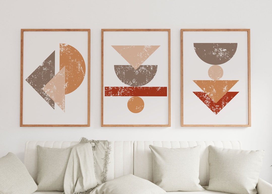 Boho Digital Set of 3 Prints, Modern Art Print, Set of 3, Digital Print ...