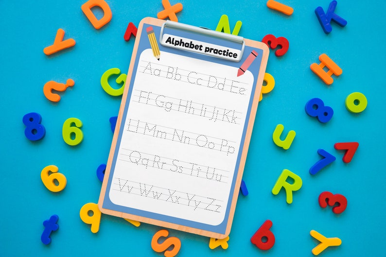Alphabet Tracing Worksheet Printable Preschool, Alphabet Tracing Page ...