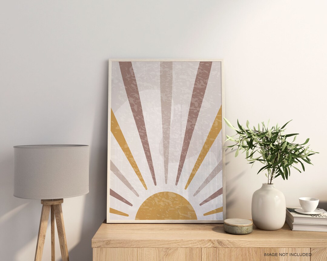 Abstract Sun Design Art, Digital Download Print, Hight Quality, Digital ...
