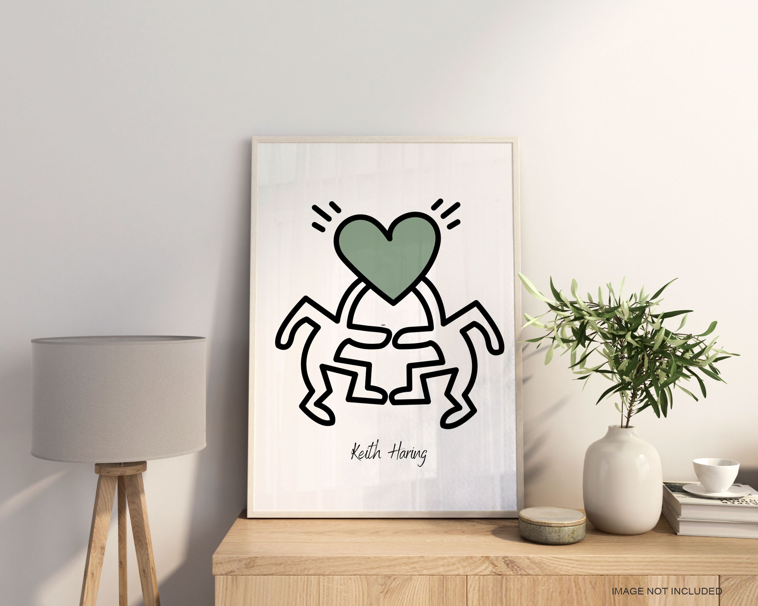 Keith Haring Print Poster, Keith Haring Frame Art, Digital Download ...