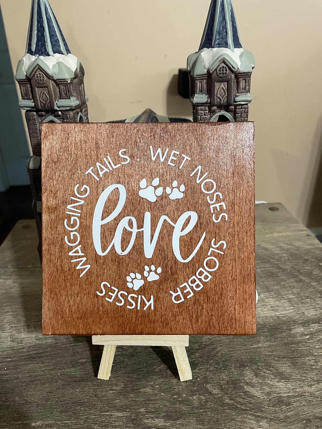 Love Wagging Tails Wet Noses Sign - Etsy